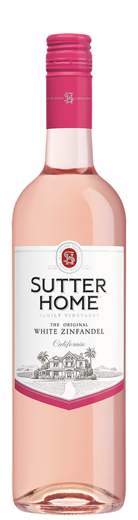 White Zinfandel Sutter Home Family Vineyards