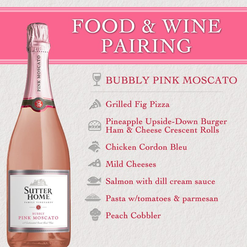 Pink Moscato Champagne