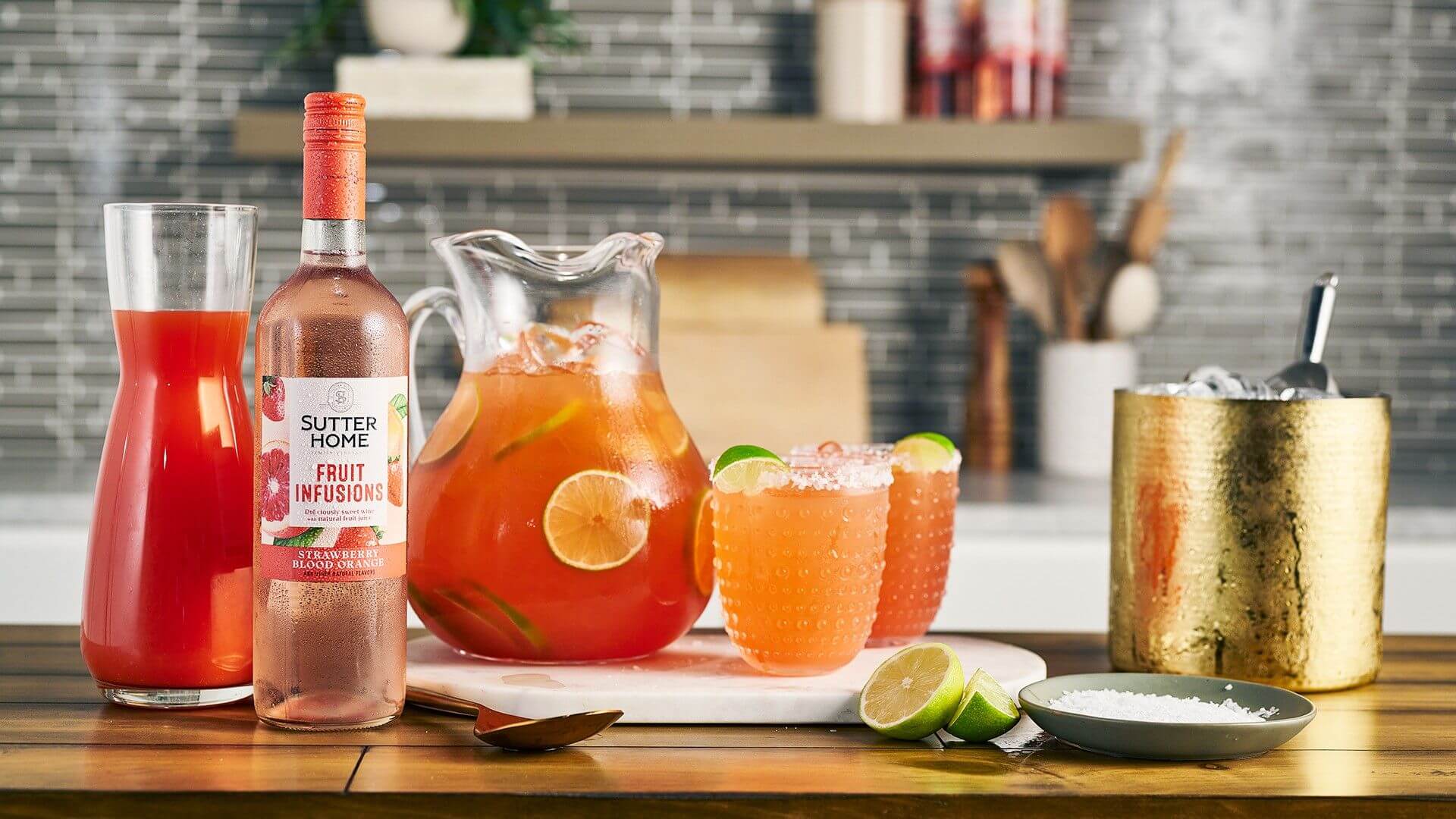 Fruit Infusions Strawberry Blood Orange Margarita Batch - Sutter Home ...